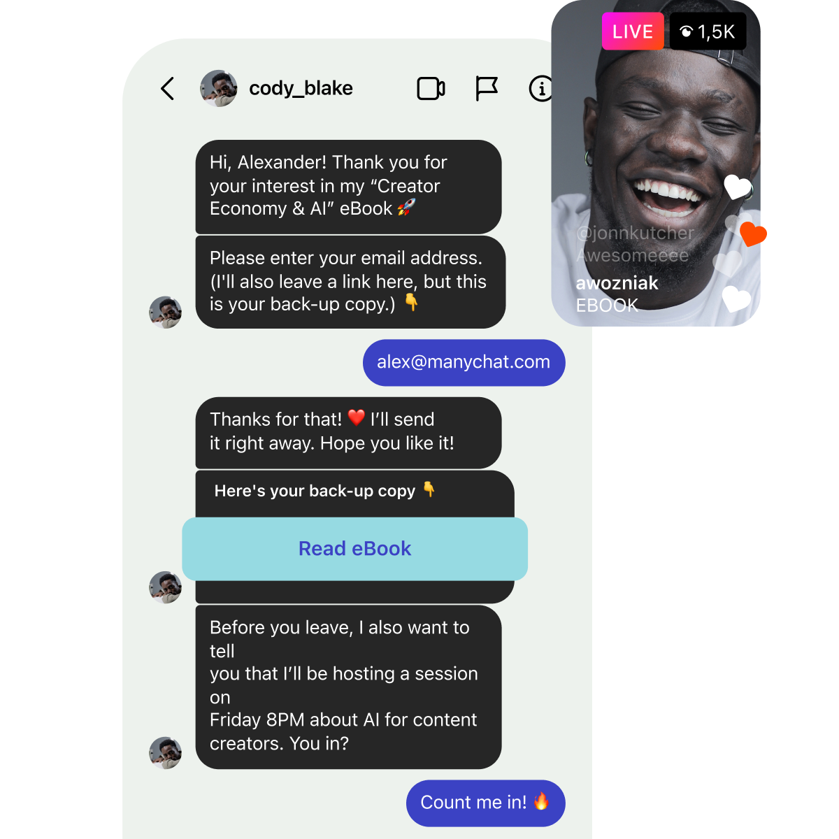 Manychat for Instagram Manychat for Instagram